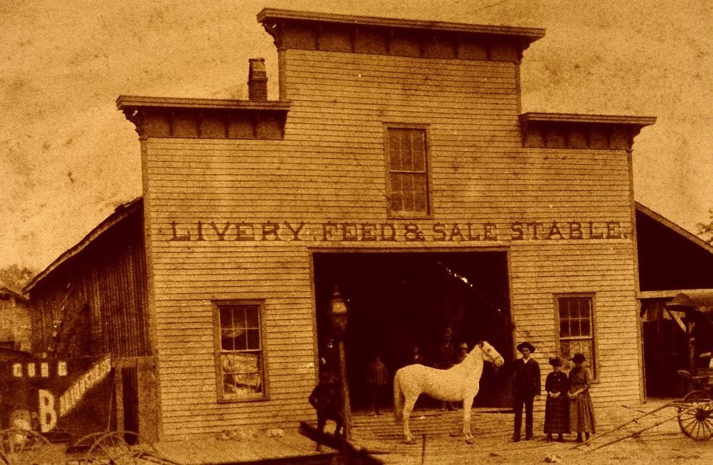 1900's - Jacksonport Livery Stable - Jackson County Historical Society