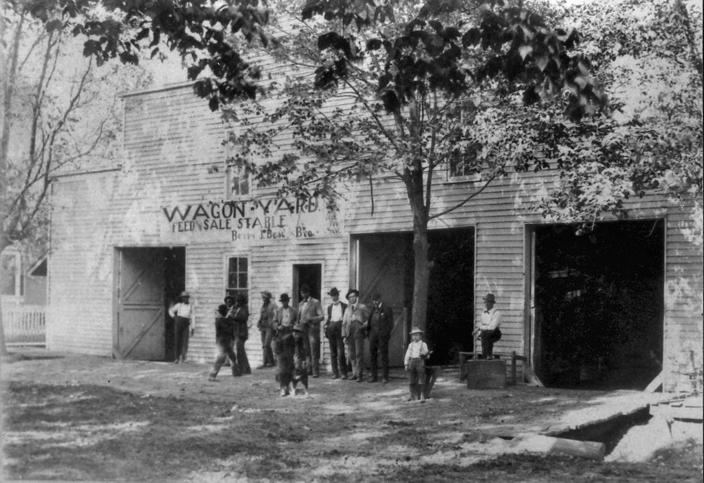 1890's - Best Livery Stable - Jackson County Historical Society